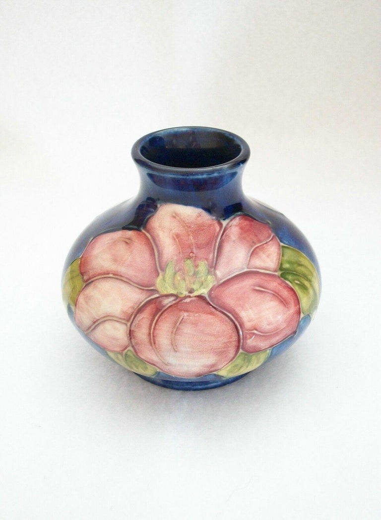 MOORCROFT - 'Clematis' - Vintage Hand Painted Ceramic Vase - U.K ...