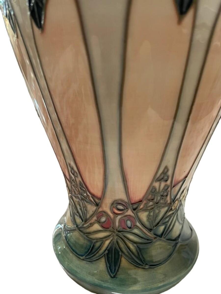 Moorcroft Cluny pattern VASE, circa 1993, designed by Sally Tuffin. For ...