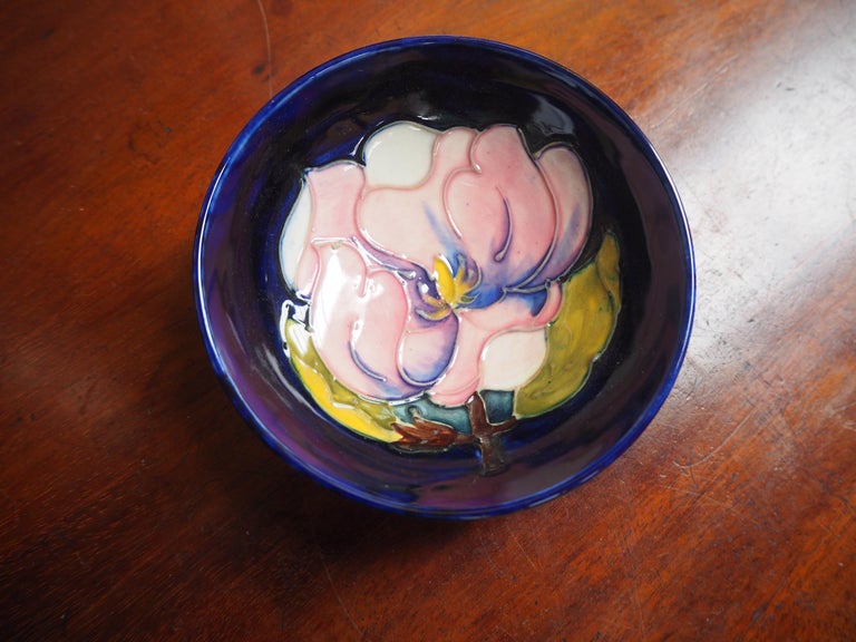 Moorcroft Floral Dish For Sale at 1stDibs