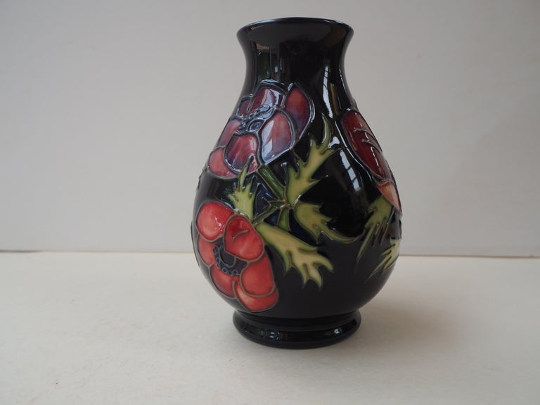 Moorcroft Poppy Vase For Sale at 1stDibs