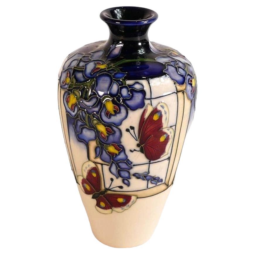MOORCROFT Pottery Wisteria Flutter design by Kerry Goodwin. For Sale at ...