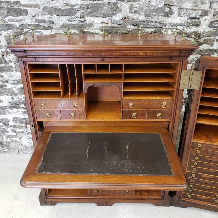 Moore 'Office Queen' Cabinet Desk at 1stDibs