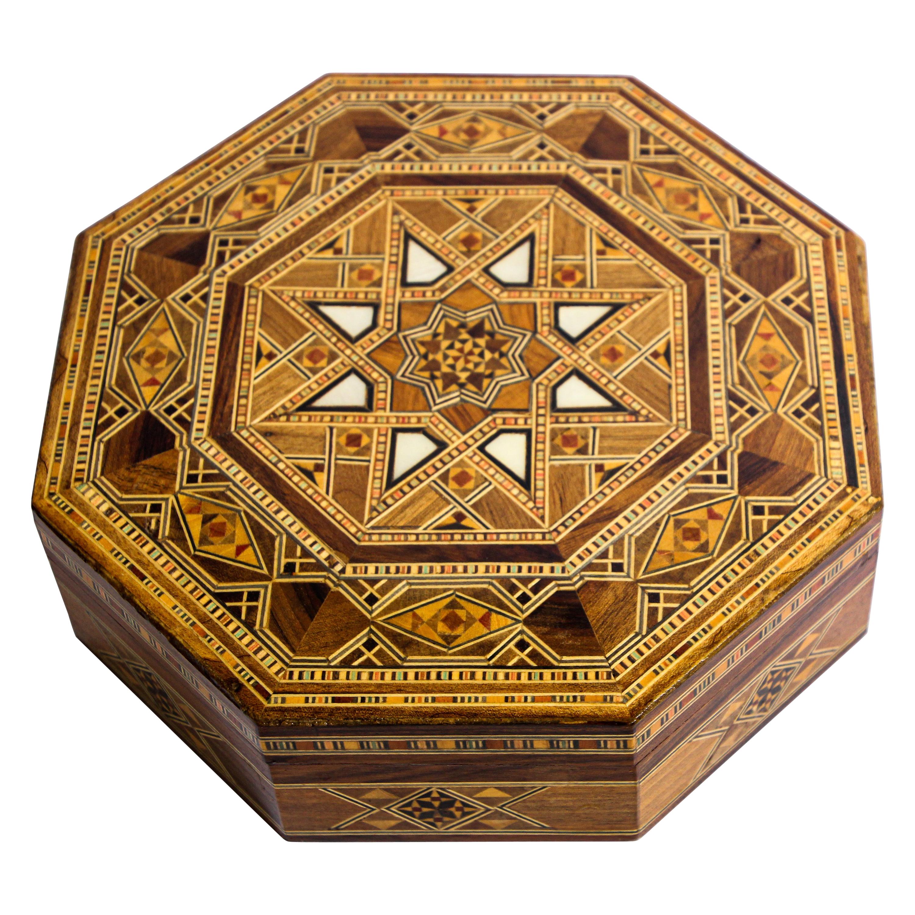 Edie Parker Home Multi-Color Octagon Box For Sale at 1stDibs