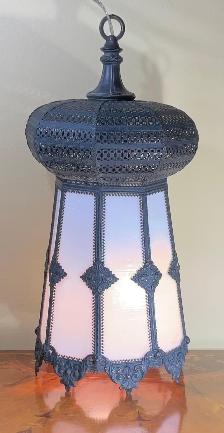 Moorish Or Gothic Style Hanging Pendant Light For Sale at 1stDibs