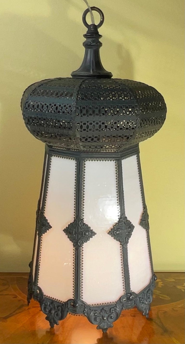 Moorish Or Gothic Style Hanging Pendant Light For Sale at 1stDibs
