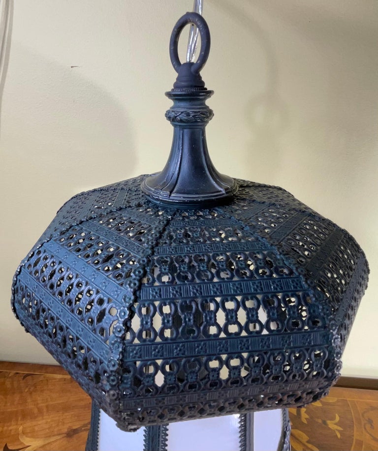 Moorish Or Gothic Style Hanging Pendant Light For Sale at 1stDibs