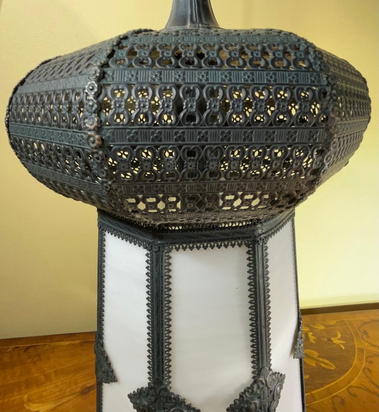 Moorish Or Gothic Style Hanging Pendant Light For Sale at 1stDibs