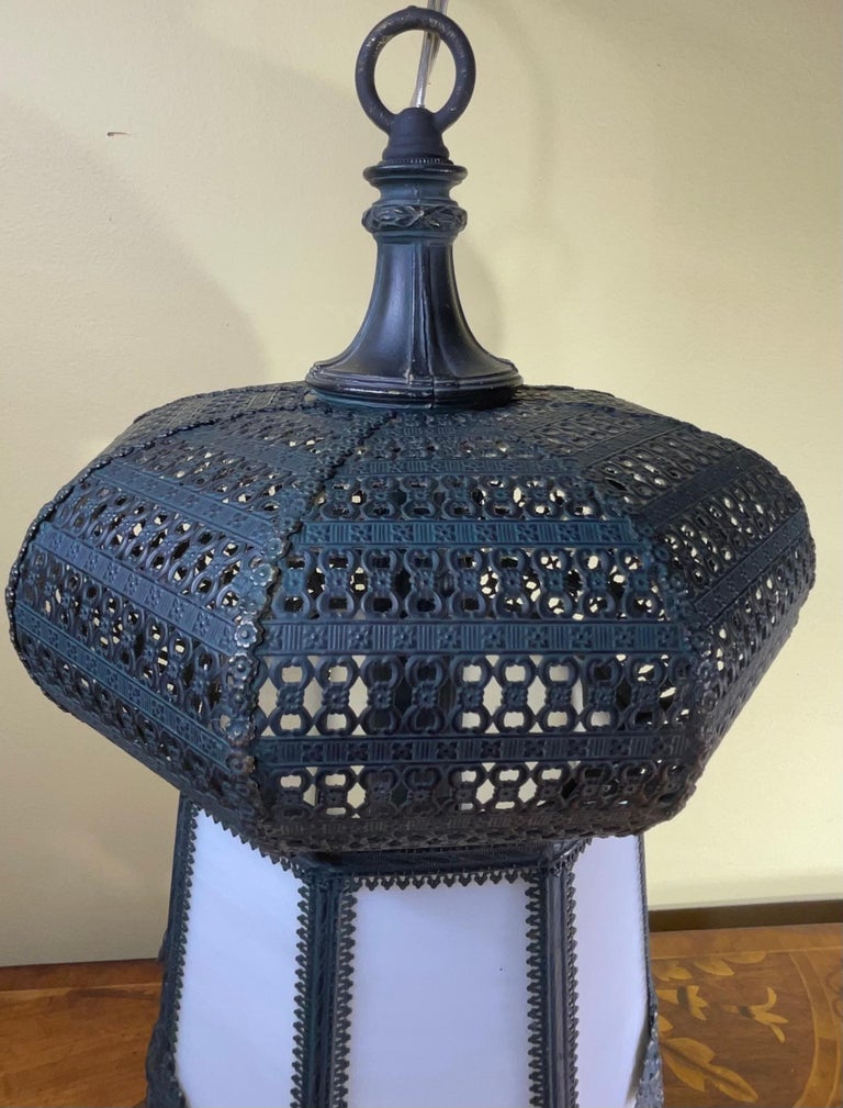 Moorish Or Gothic Style Hanging Pendant Light For Sale at 1stDibs