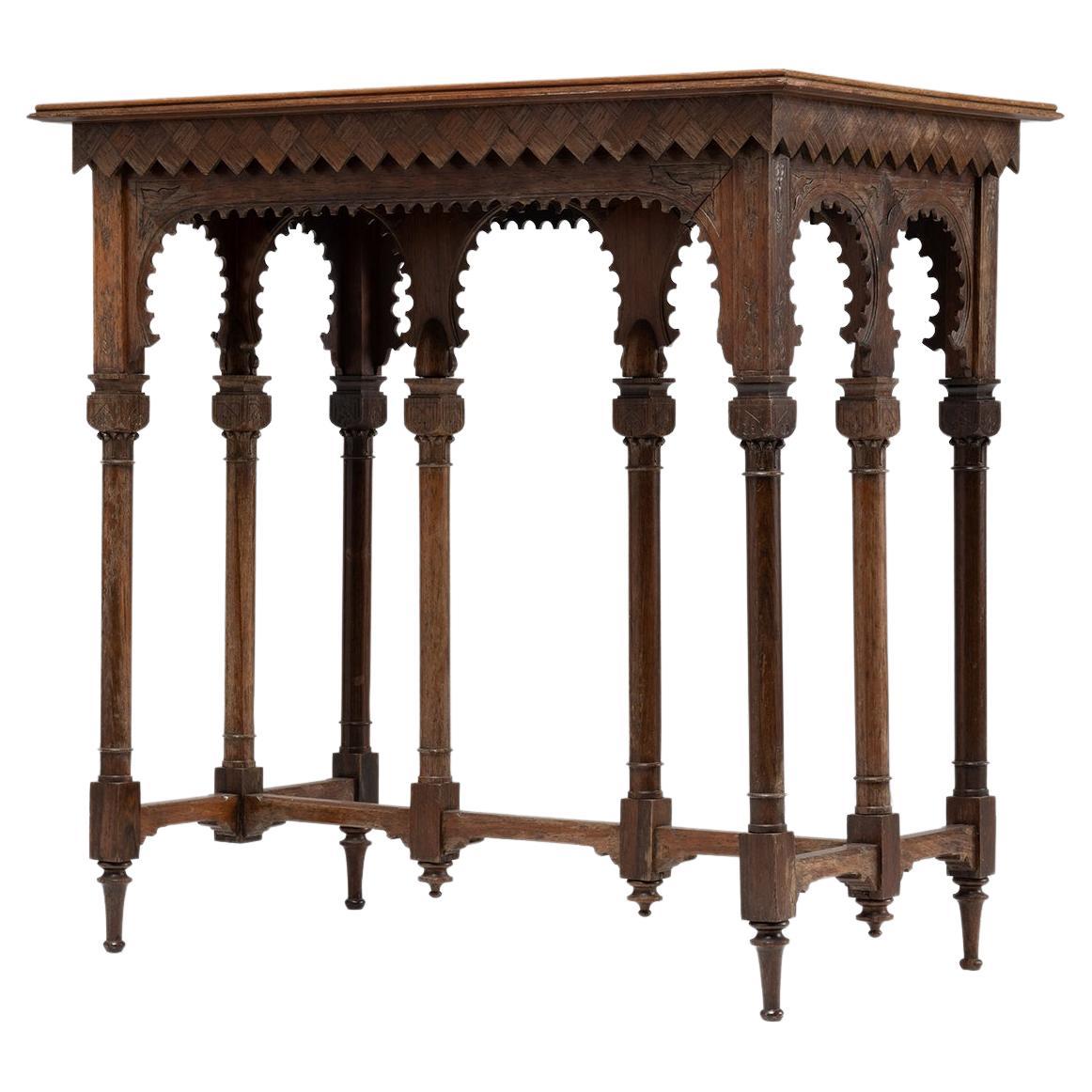 Moorish Side Table, England, Circa 1890 at 1stDibs