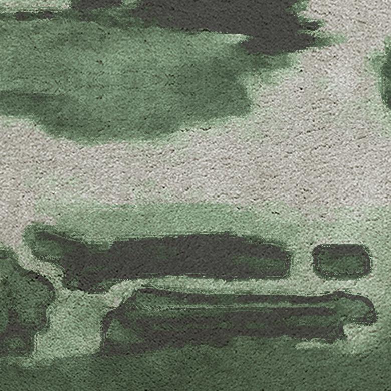 Moos Rug in Hand-Tufted Wool and Botanical Silk For Sale at 1stDibs ...