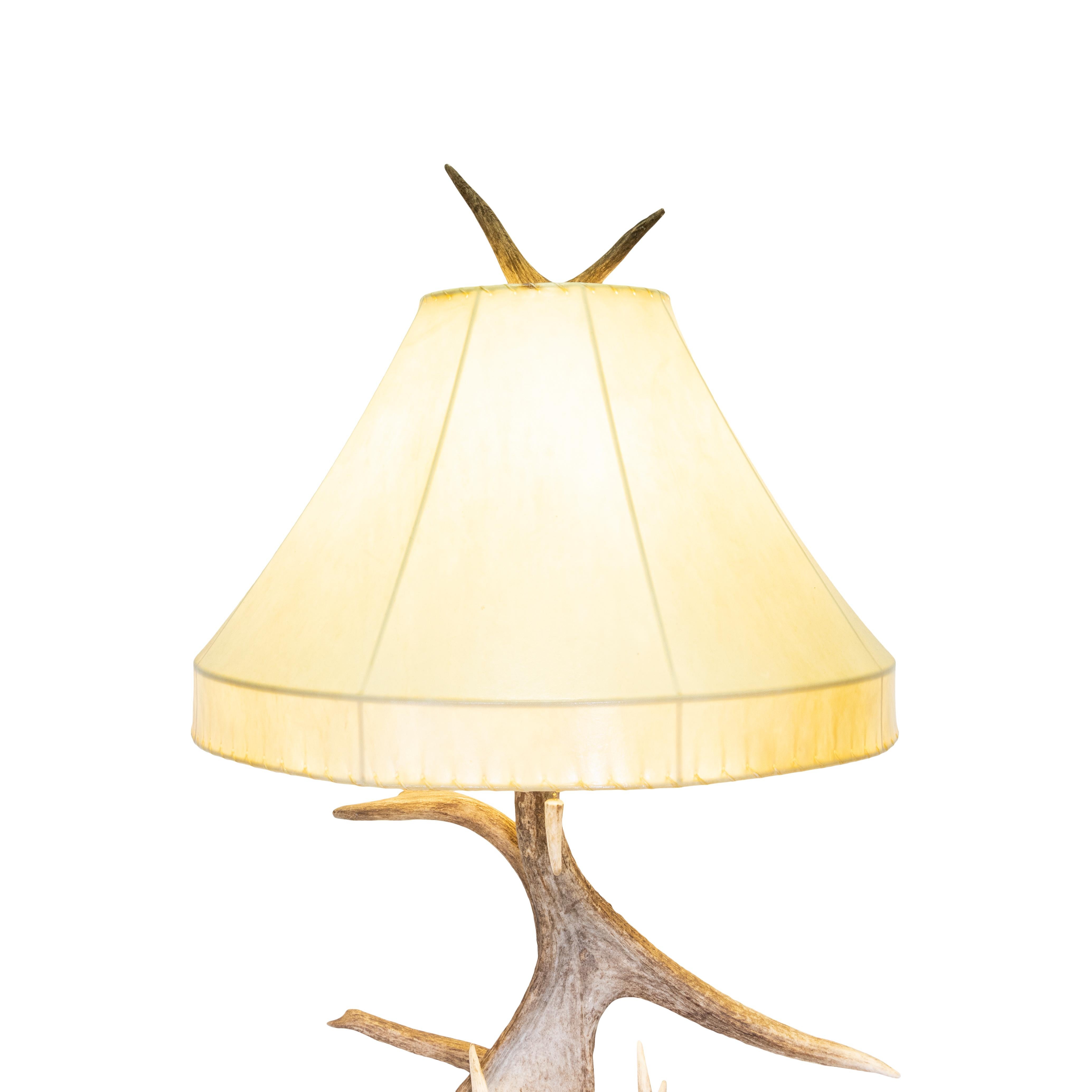 Moose and Deer Antler Table Lamp For Sale at 1stDibs | moose antler ...