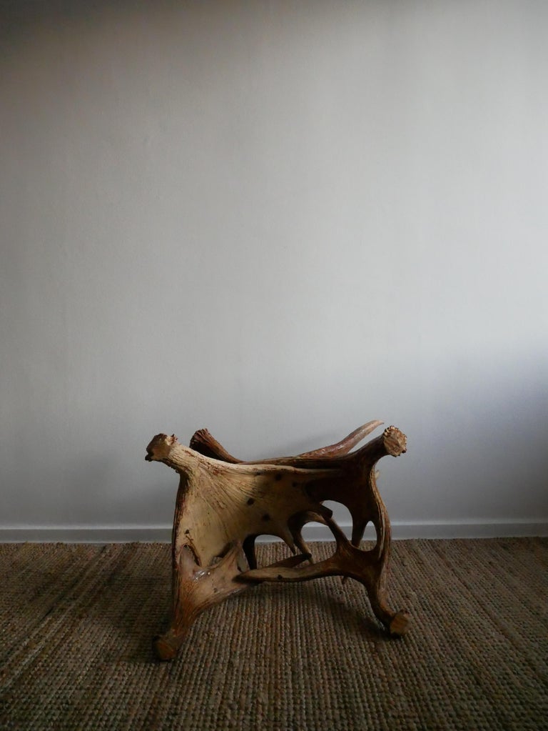 Moose Horn Stool at 1stDibs