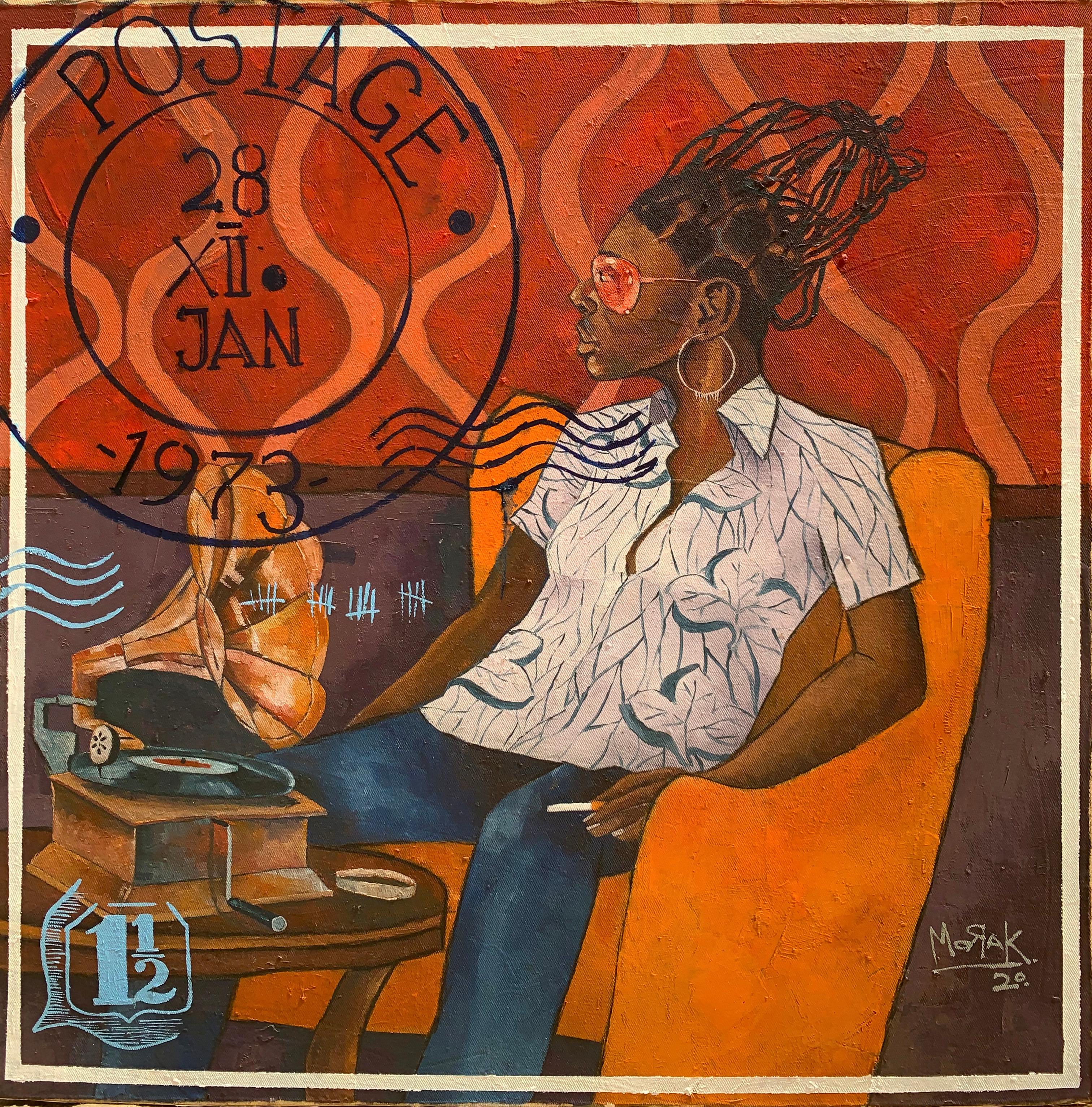 Morakinyo Femi - The Village Headmaster For Sale at 1stDibs