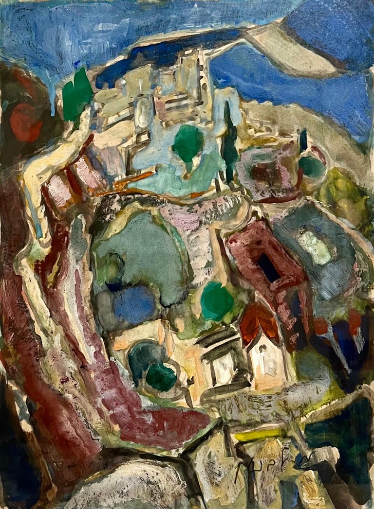 Mordechai Levanon - Israeli Abstract Expressionist Landscape Painting ...