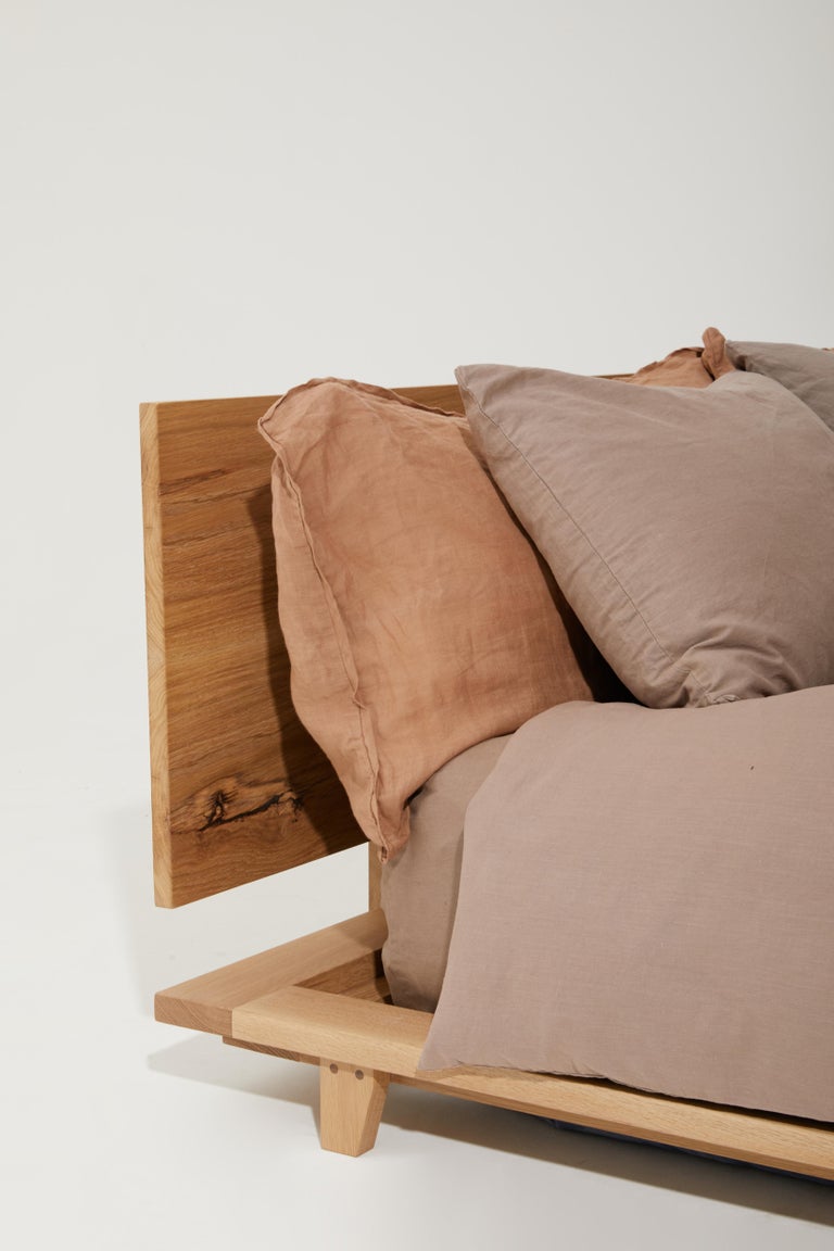 Mordern Platform Bed with Head Board by Stille Home For Sale at 1stDibs