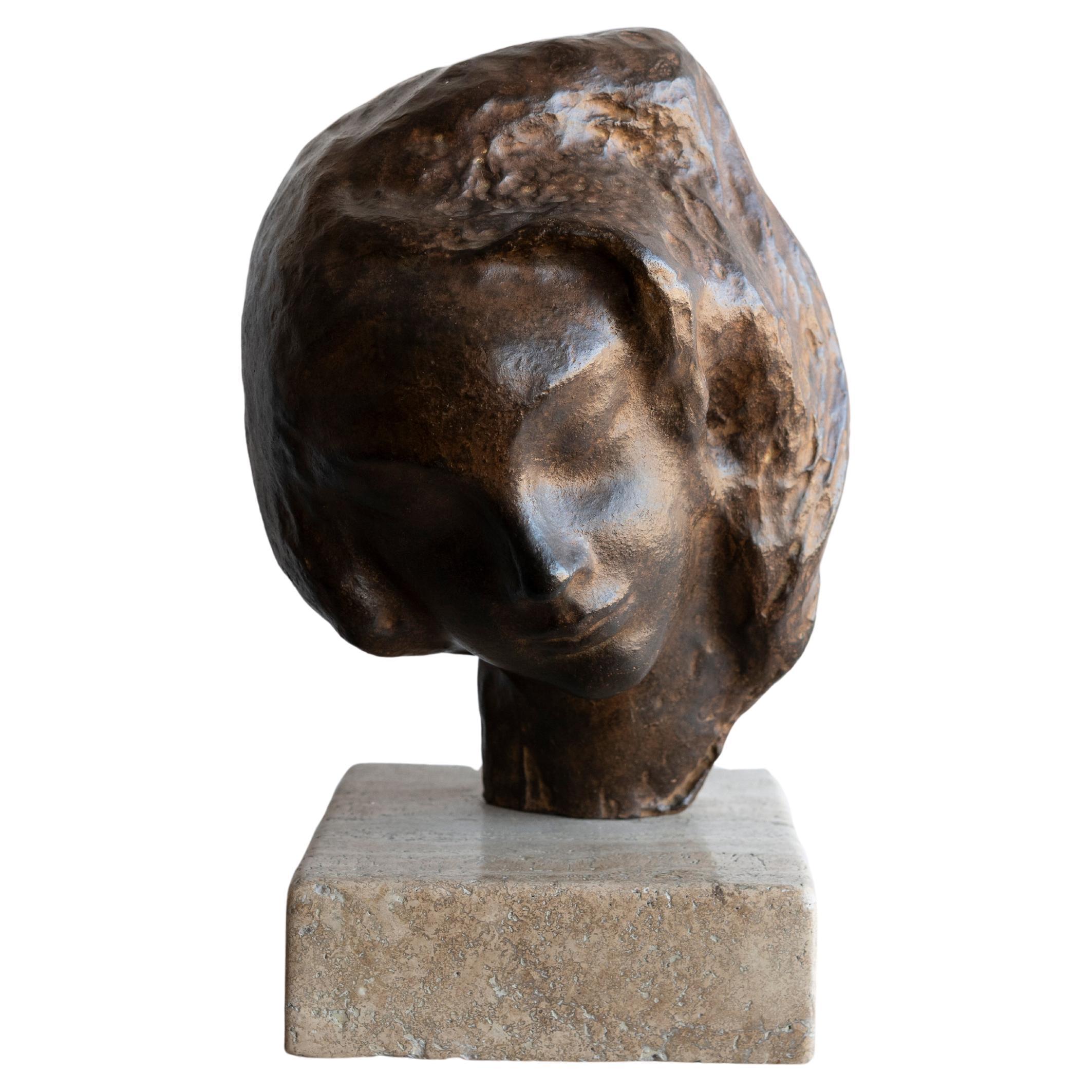 Figurative Sculpture of Standing Woman by Danish Artist Ejnar Breinholt ...