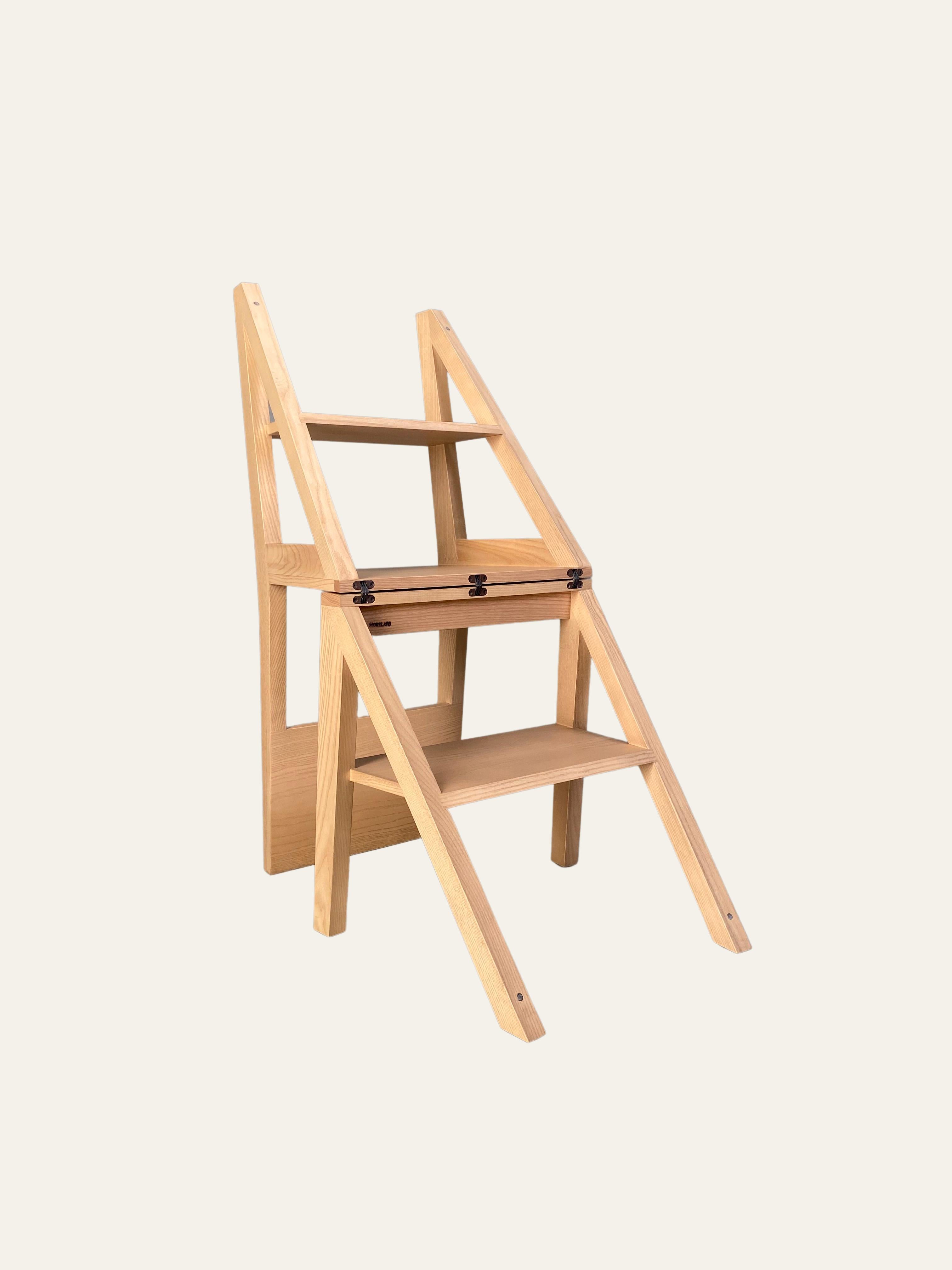 Morelato Scala, Wooden Chair Convertible in Staircase For Sale at ...
