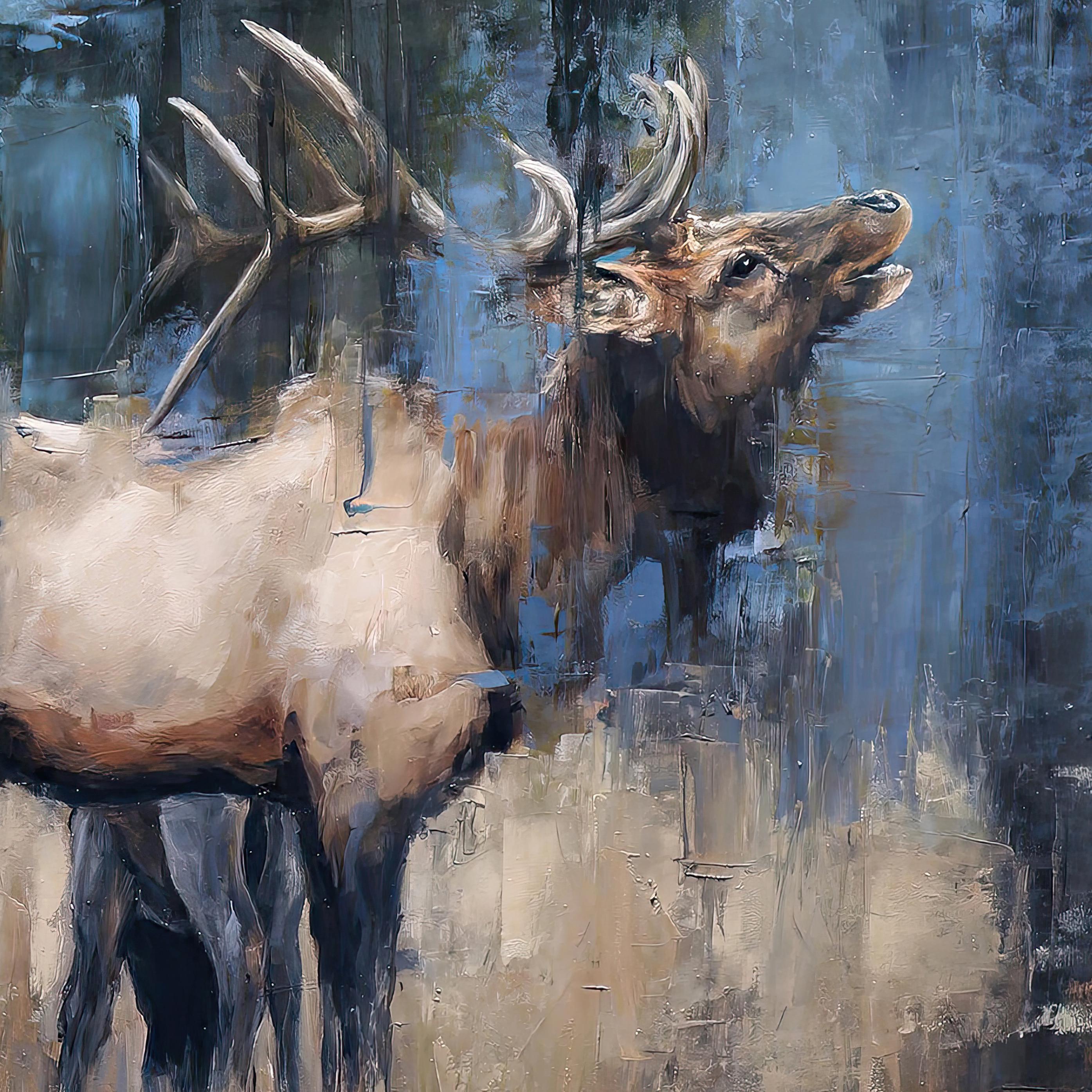 Morgan Cameron - "Cries and Bellows" Oil Painting For Sale at 1stDibs ...