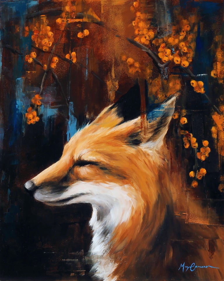 Morgan Cameron - "Thicket, " Oil painting at 1stDibs