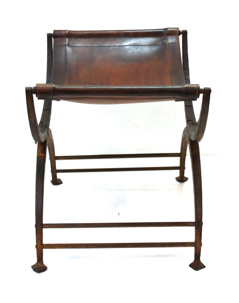 Morgan Colt American Art Deco Folding Stools at 1stDibs