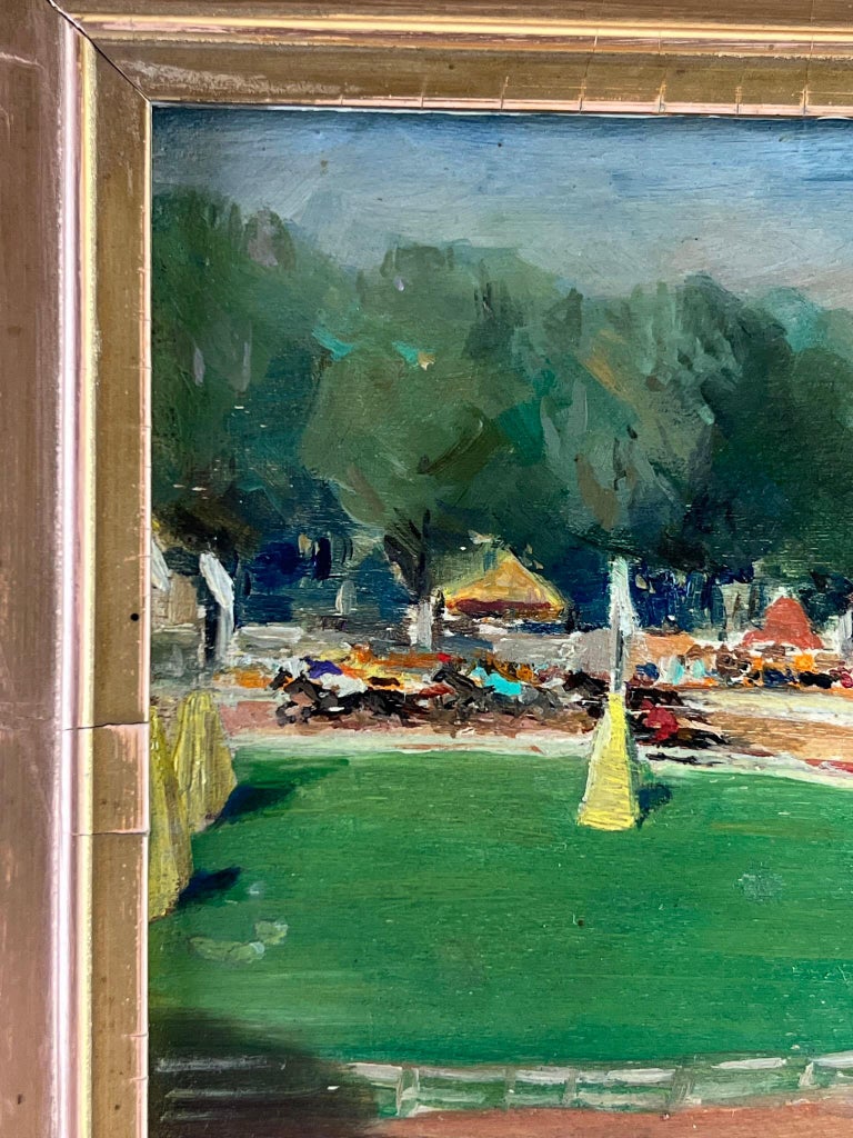 Morgan Colt Impressionistic Oil on Panel, Circa 1920s For Sale at 1stDibs