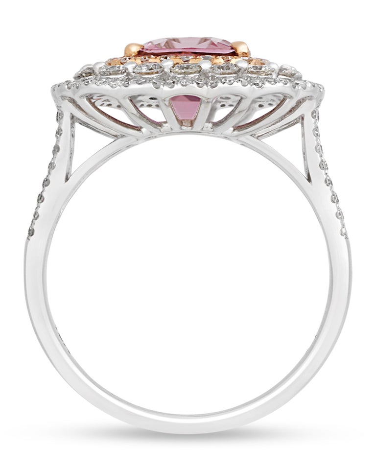 Morganite Ring, 2.08 Carats For Sale at 1stDibs
