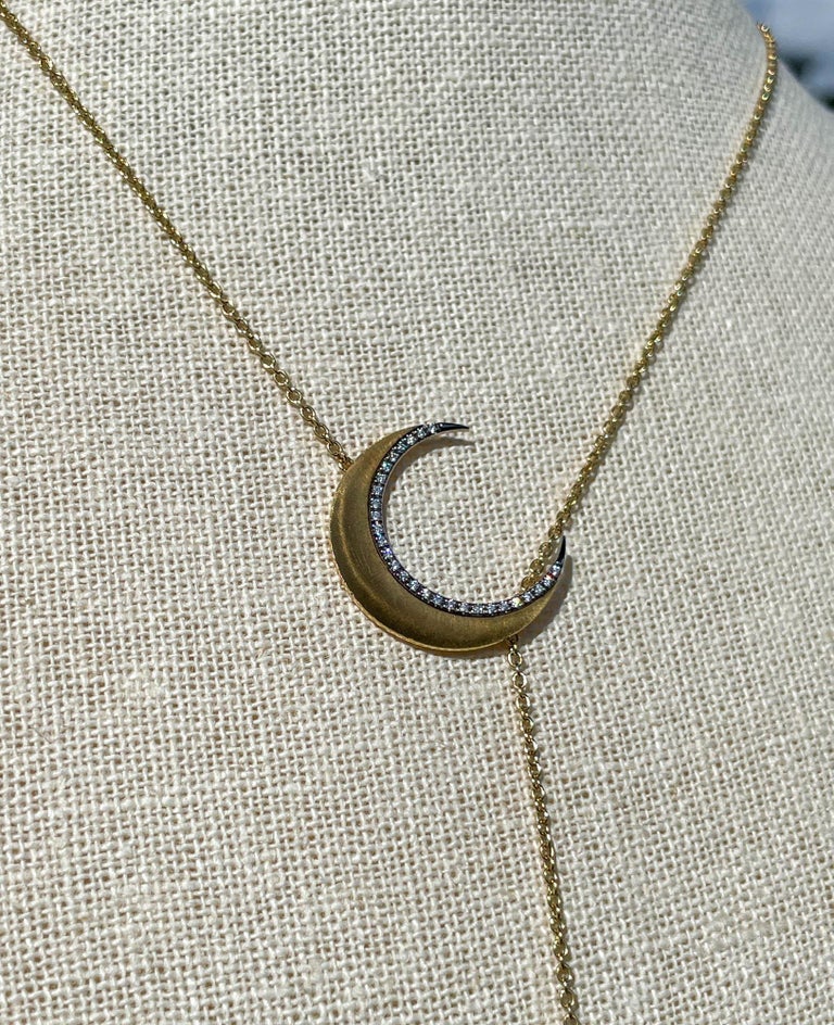 Moritz Glik 18k Yellow Gold Diamond Double Case Half Moon Shaker ...