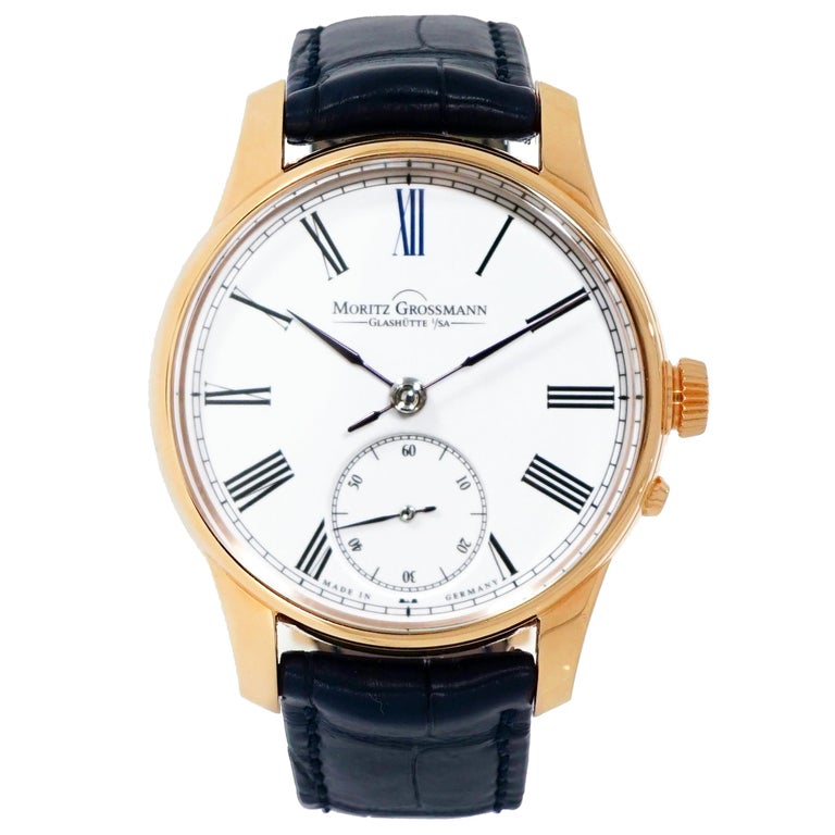 Moritz Grossmann Atum Enamel Rose Gold Watch at 1stDibs