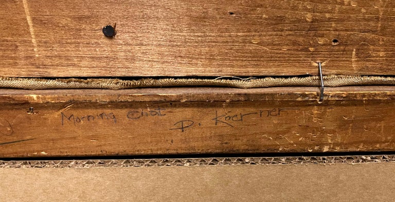 "Morning Chat," Moody, Atmospheric Painting by Daniel Koerner, WPA ...