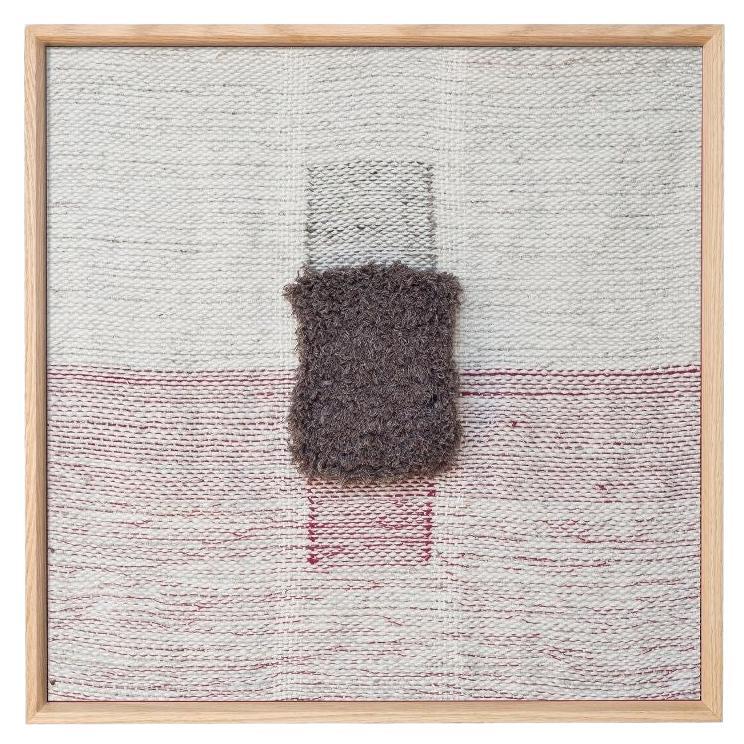 Rosso Flag Hand Woven Panel For Sale at 1stDibs