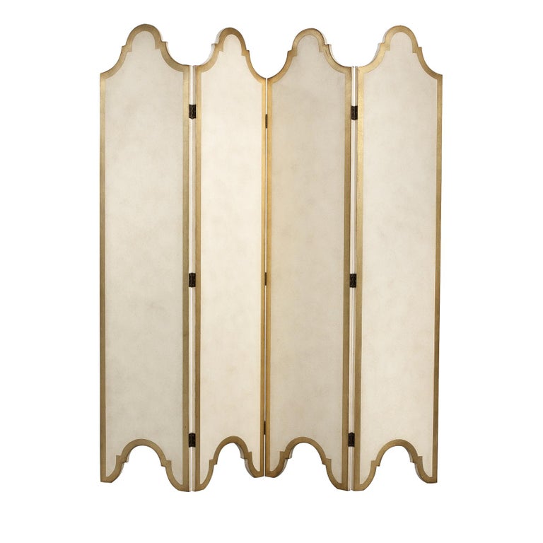 Moro Gold and Ivory Screen For Sale at 1stDibs
