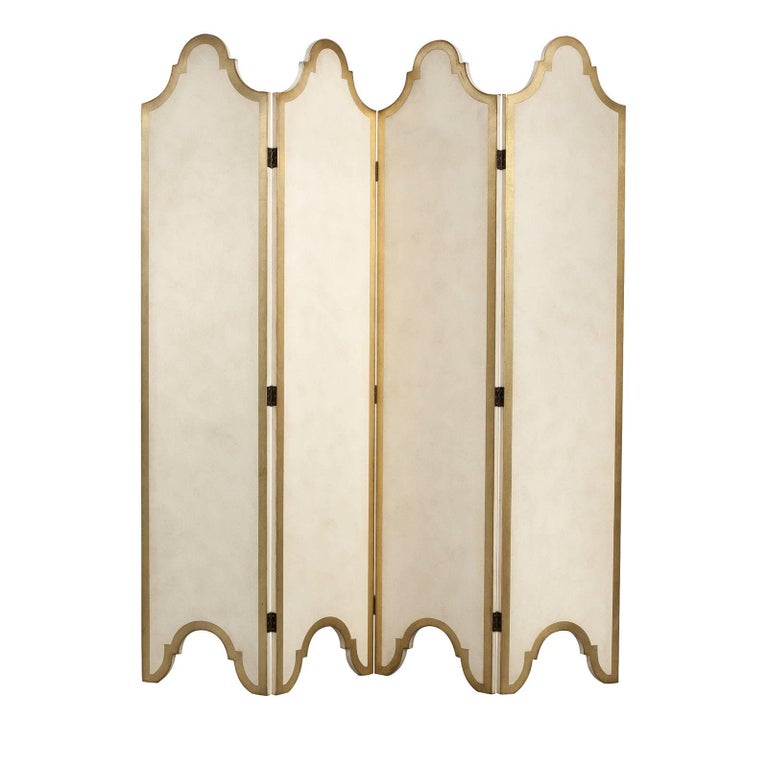 Moro Gold and Ivory Screen For Sale at 1stDibs