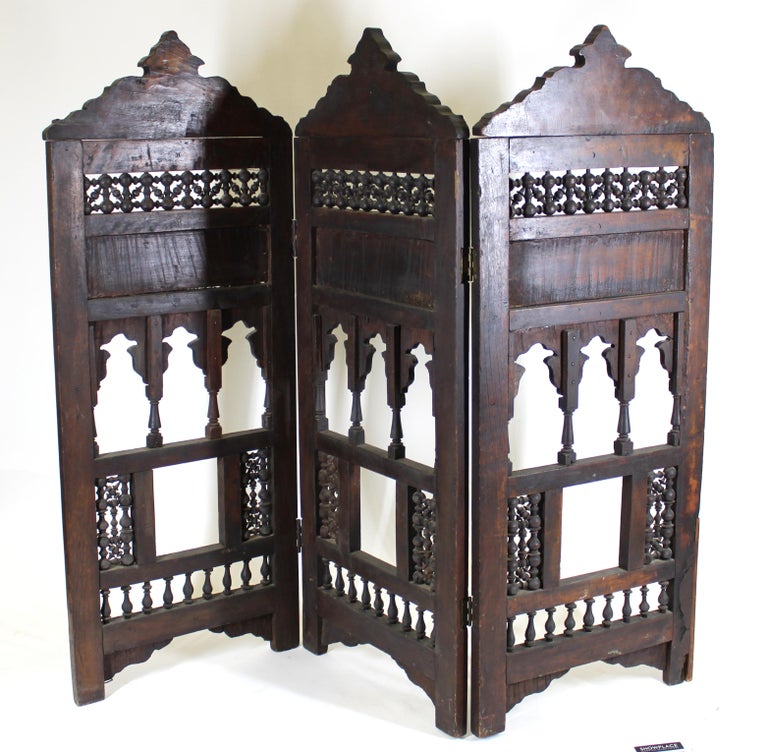 Moroccan Aesthetic Period Summer Fire Screen or Folding Screen For Sale ...
