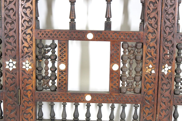 Moroccan Aesthetic Period Summer Fire Screen or Folding Screen For Sale ...