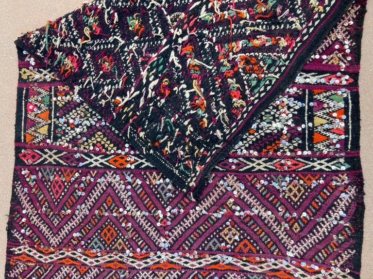 Tapis marocain africain Zemmour en textile ethnique En vente sur 1stDibs