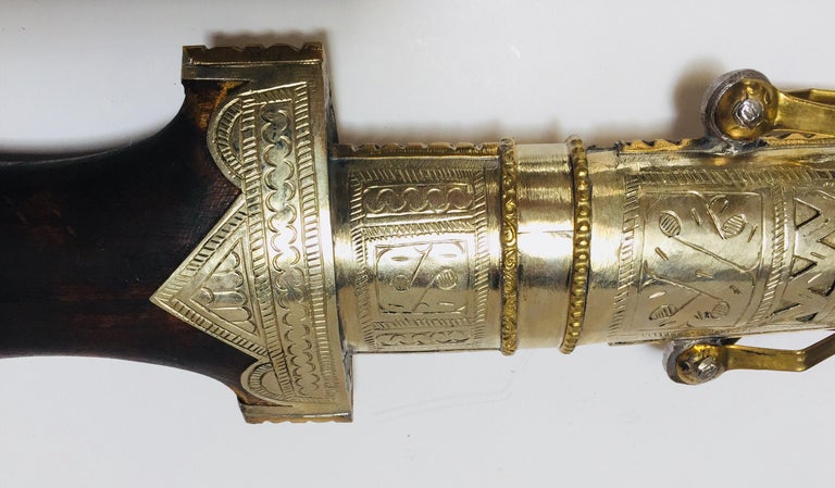 Antique Decorative Moroccan Arabian Jambiya For Sale at 1stDibs