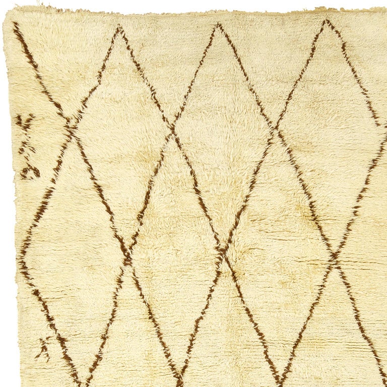 Moroccan Berber Handwoven Carpet For Sale at 1stDibs