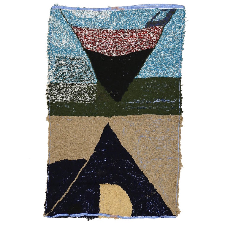 Moroccan Berber Miniature Prayer Rug For Sale at 1stDibs