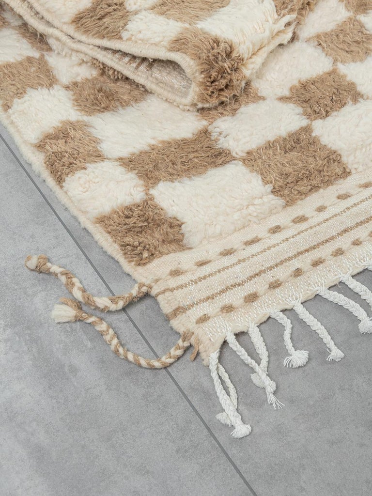 Moroccan Berber Rug 100% Wool Handmade For Sale at 1stDibs