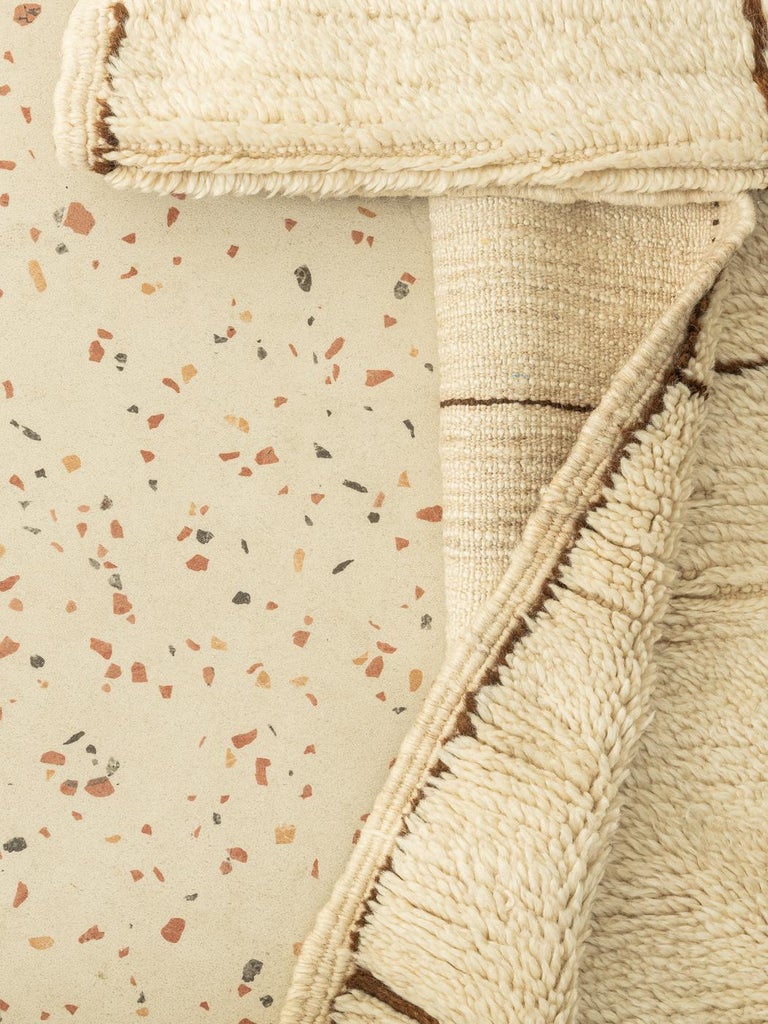 Moroccan Berber Rug 100% Wool Handwoven For Sale at 1stDibs