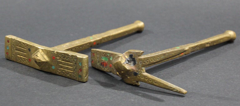 Moroccan Antique Brass Sugar Hammer For Sale at 1stDibs