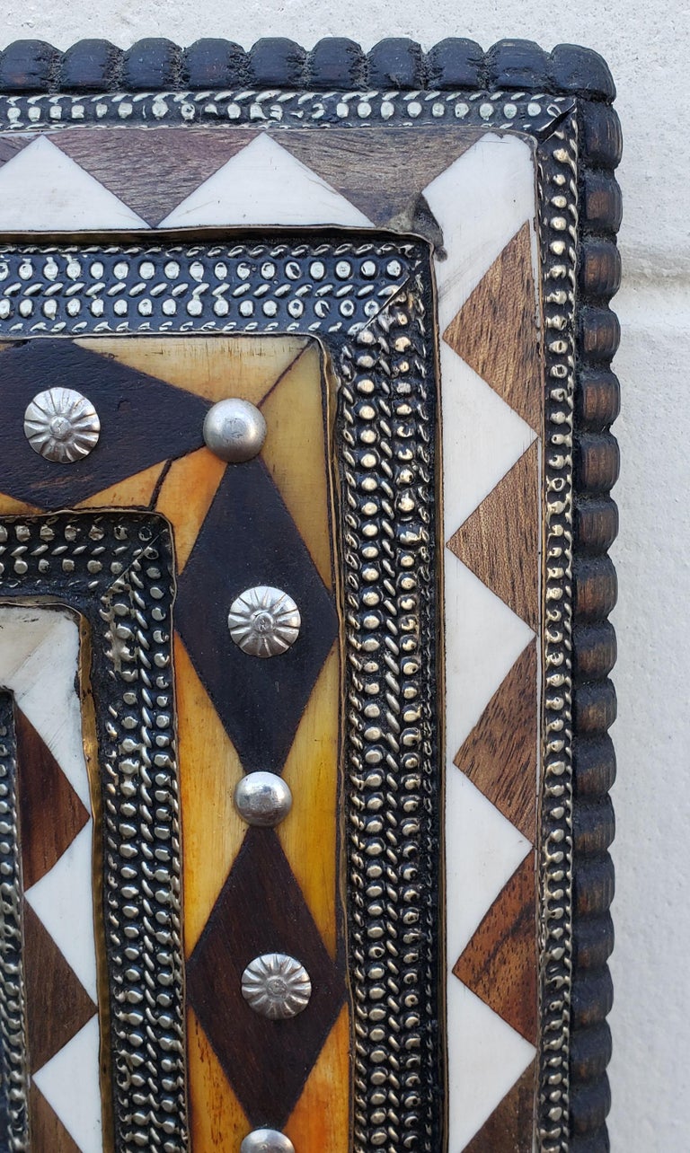 Moroccan Camel Bone Mirror, MD26SM Rectangular For Sale at 1stDibs