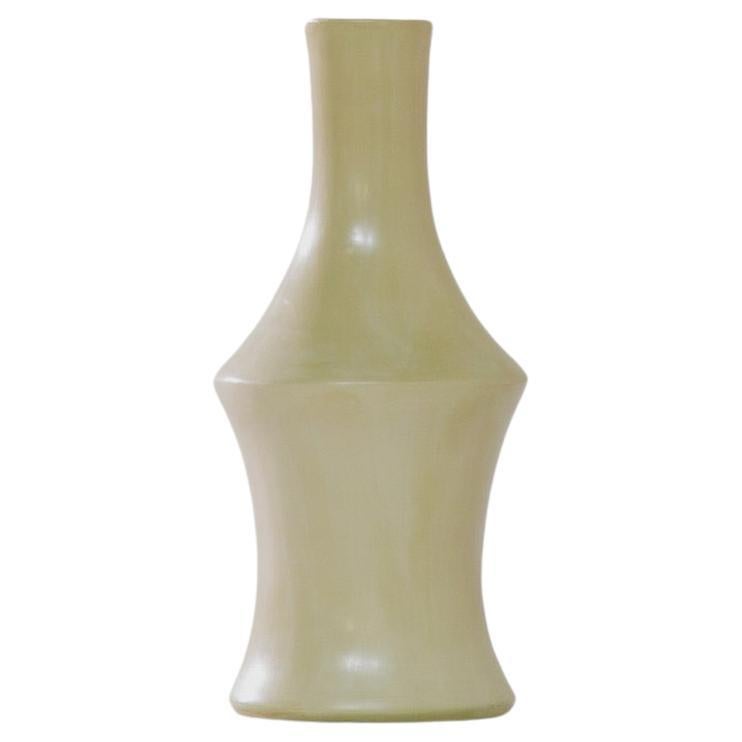 Moroccan Ceramic Zineb Vase - Egg Shell For Sale at 1stDibs