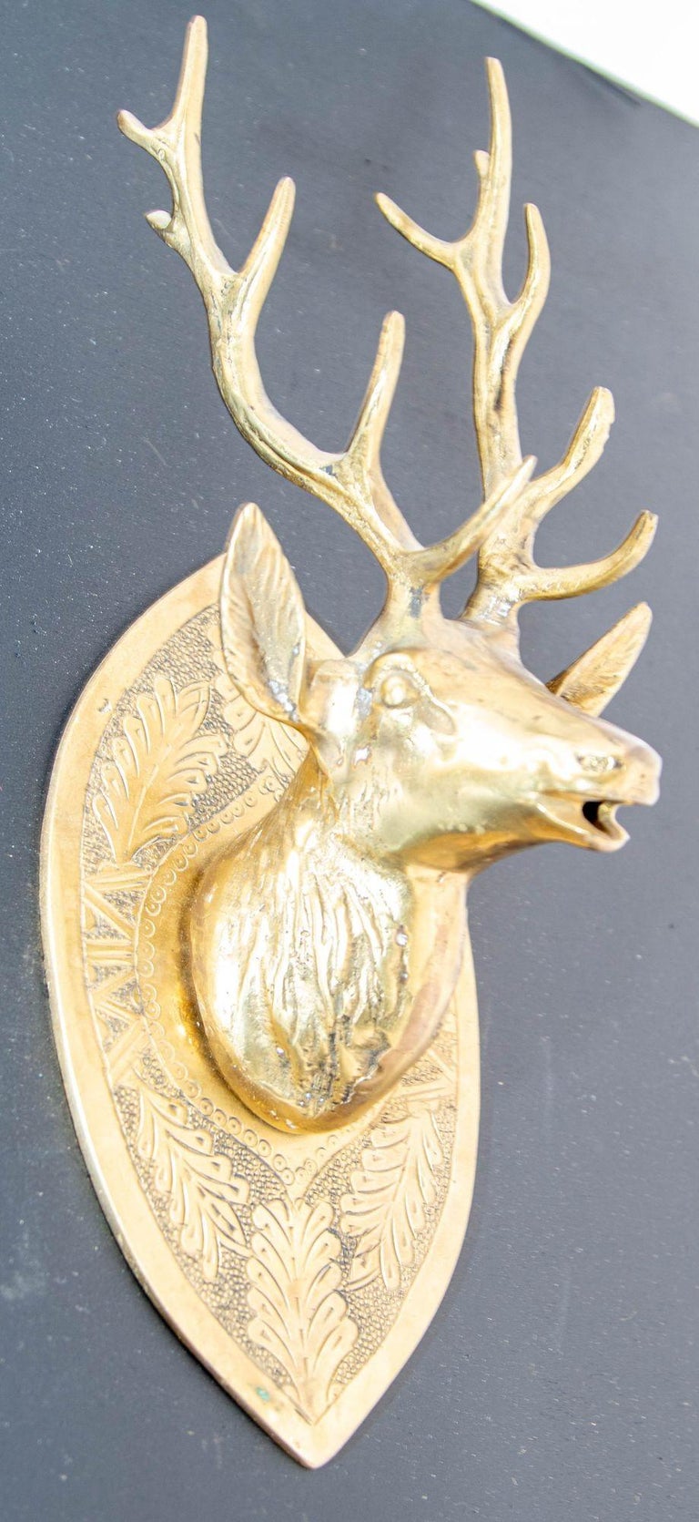 Moroccan Deer Bust Brass Fountain Faucet For Sale at 1stDibs