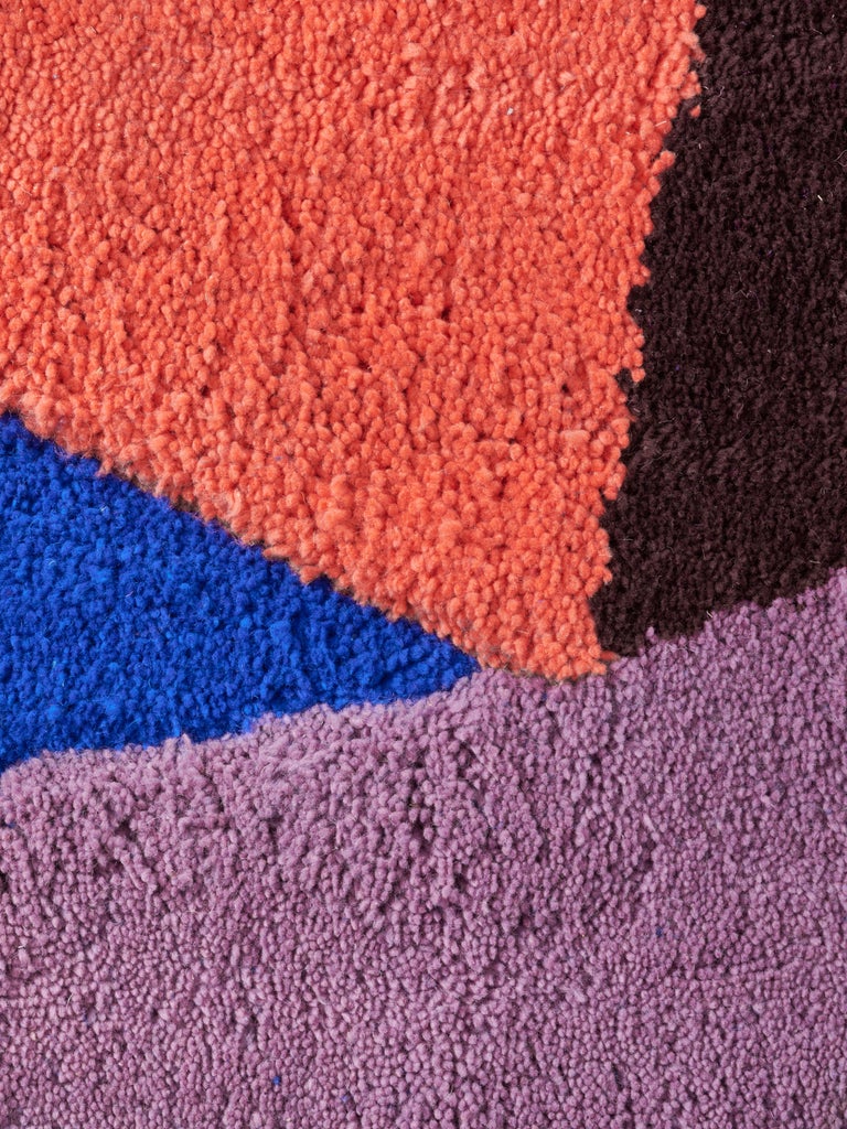 Moroccan Hand Knotted Wool Rug by Maria Jeglinska For Sale at 1stDibs