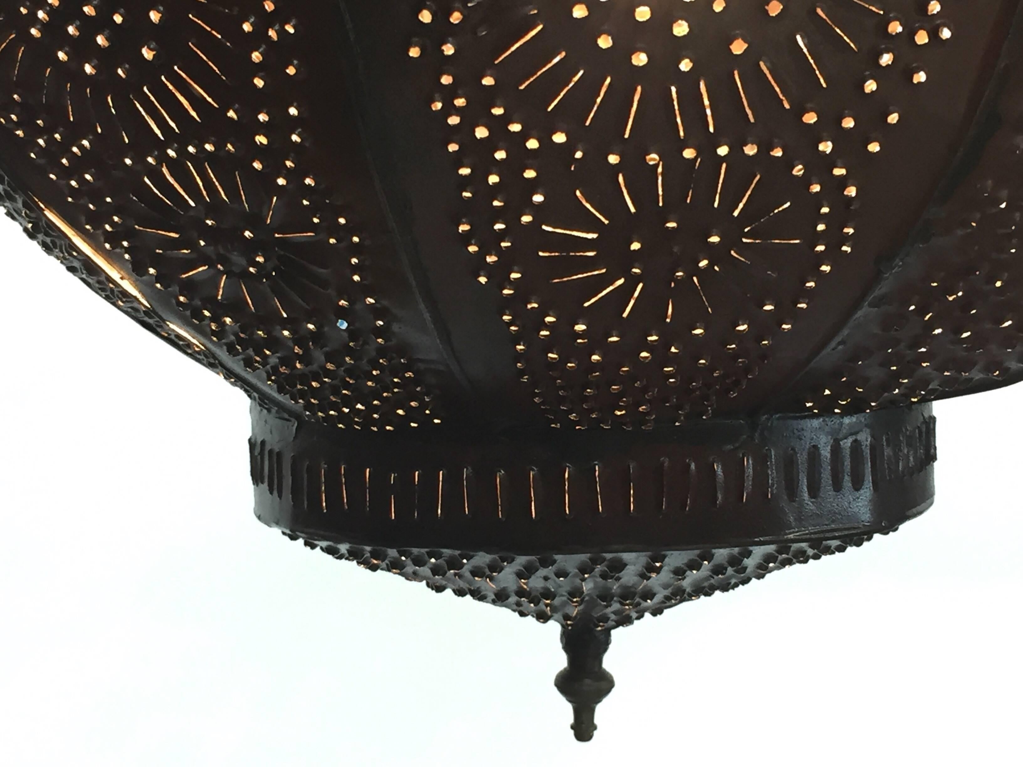 Moroccan Handcrafted Metal Pendant, North Africa For Sale at 1stDibs