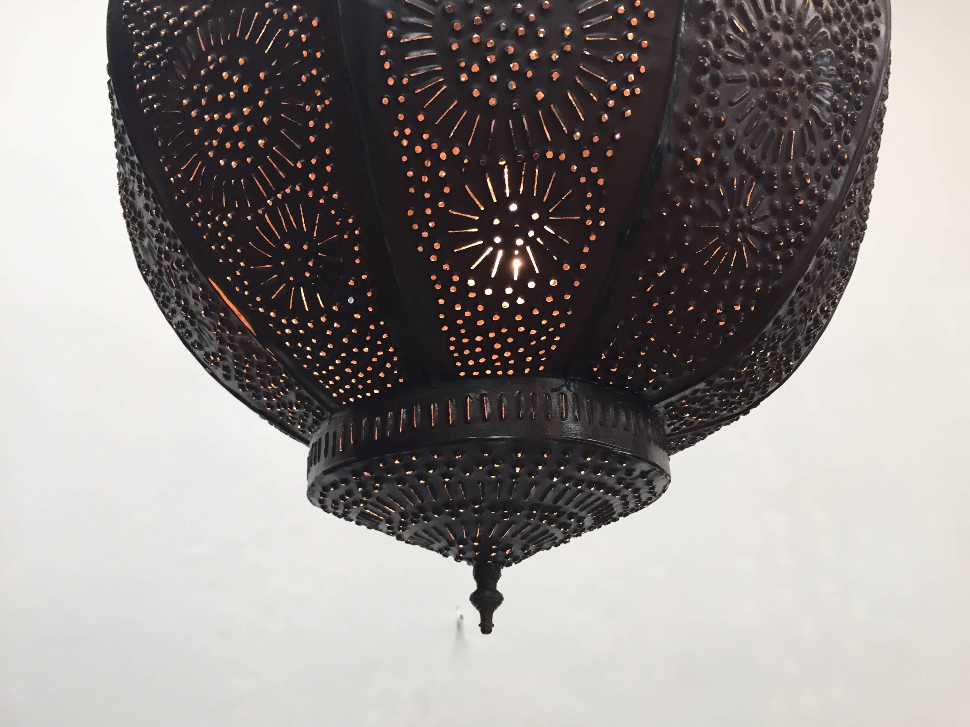 Moroccan Handcrafted Metal Pendant, North Africa For Sale at 1stDibs