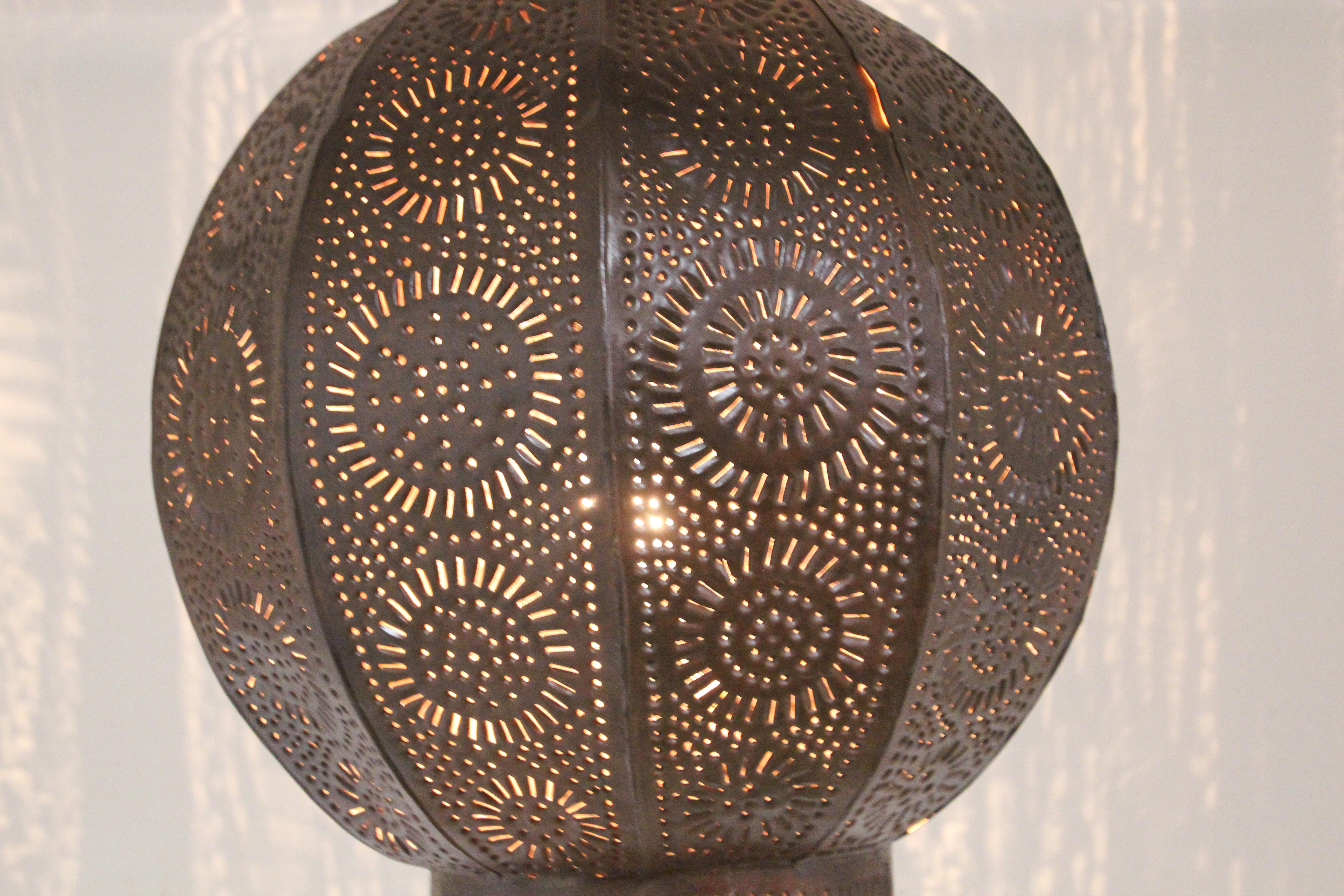 Moroccan Handcrafted Metal Pendant, North Africa For Sale at 1stDibs