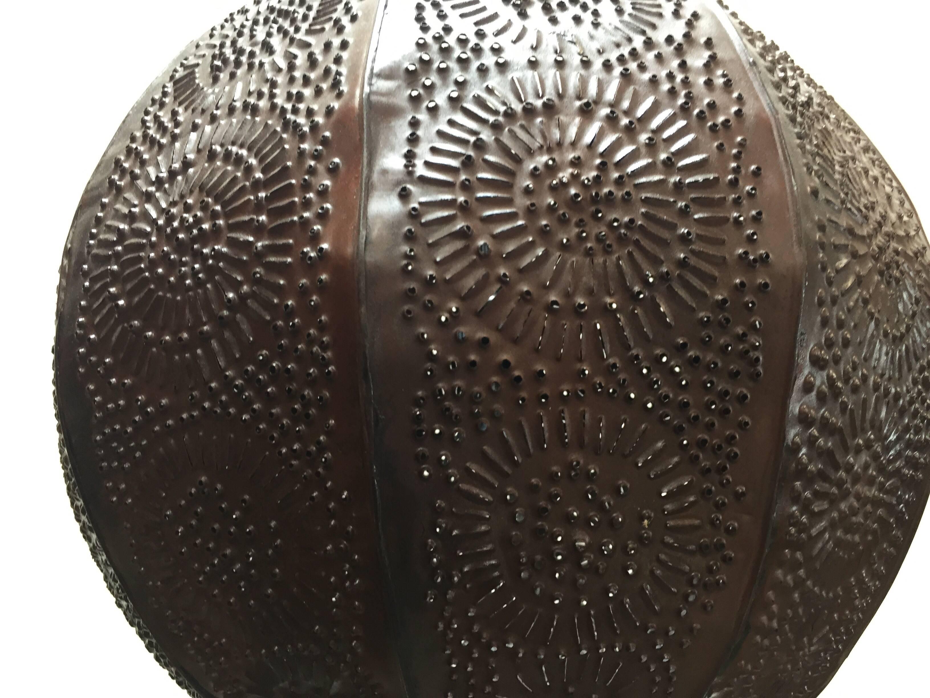 Moroccan Handcrafted Metal Pendant, North Africa For Sale at 1stDibs