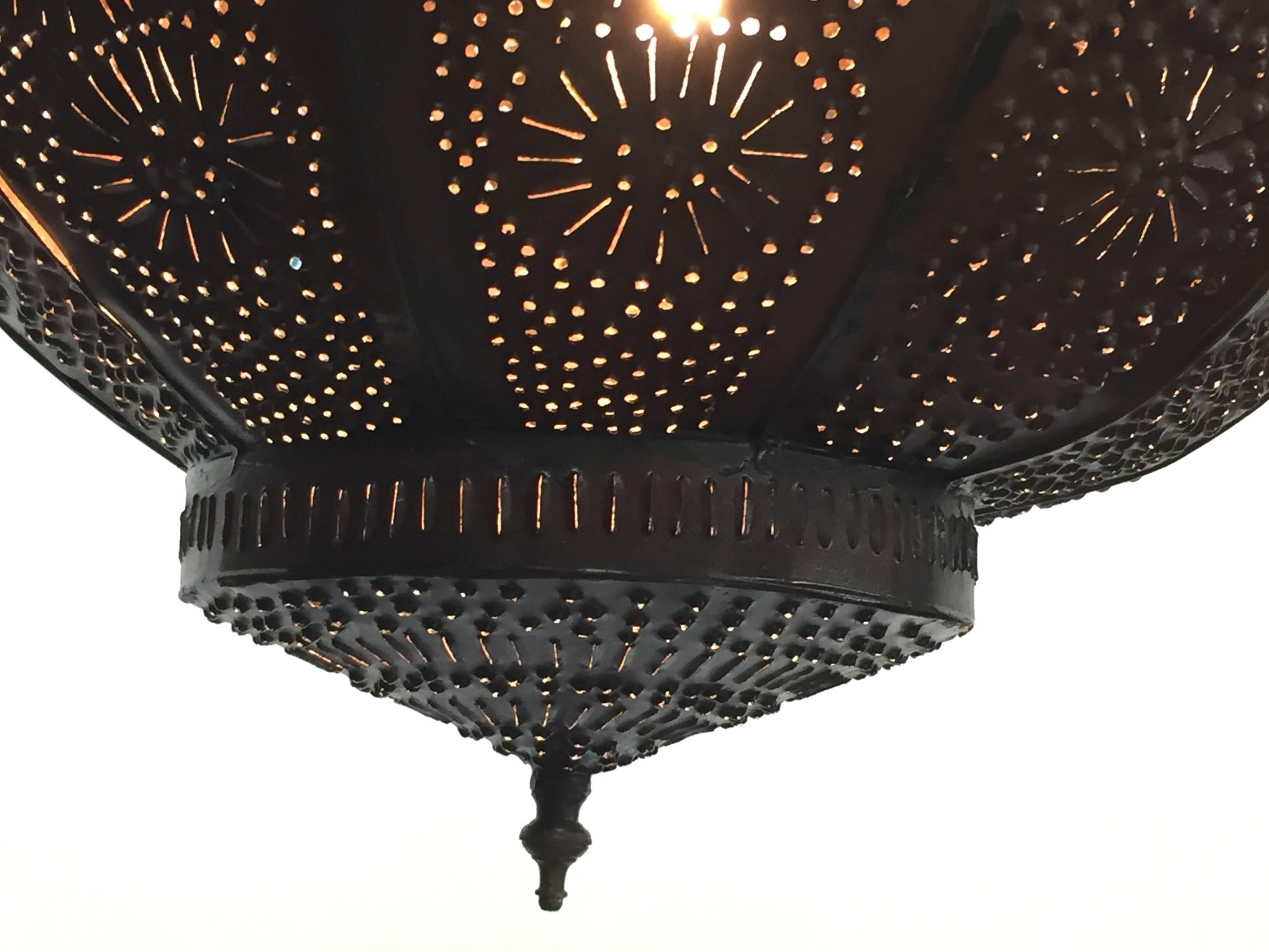 Moroccan Handcrafted Metal Pendant, North Africa For Sale at 1stDibs